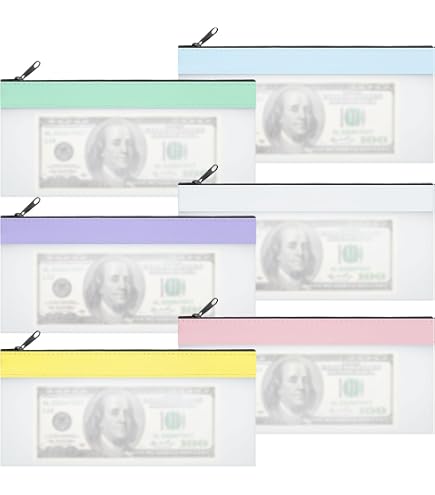 Cash Envelope Wallet Waterproof Cash Pouch With Dollar Sign - 7.7x3.9in ...