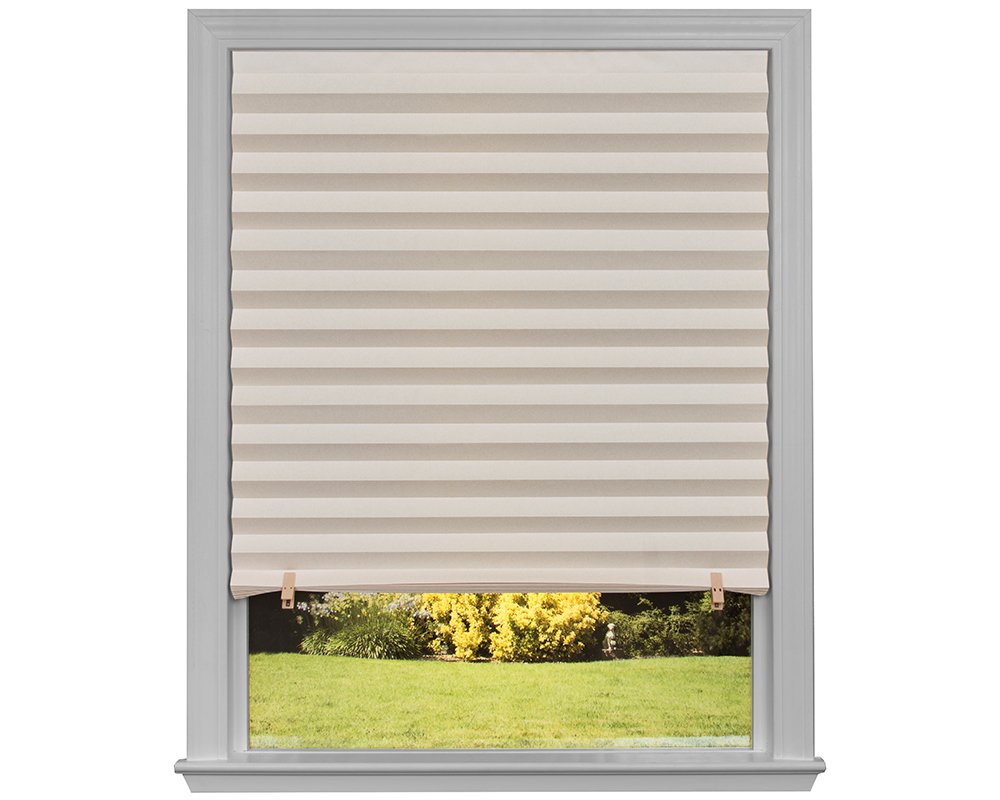 Original Light Filtering Pleated Paper Shade Natural, 36” x 72”, 6-Pack