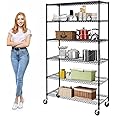Amazon.com: YRLLENSDAN 6 Tier Wire Shelving Unit 6000lbs Capacity Metal Storage Shelves with ...