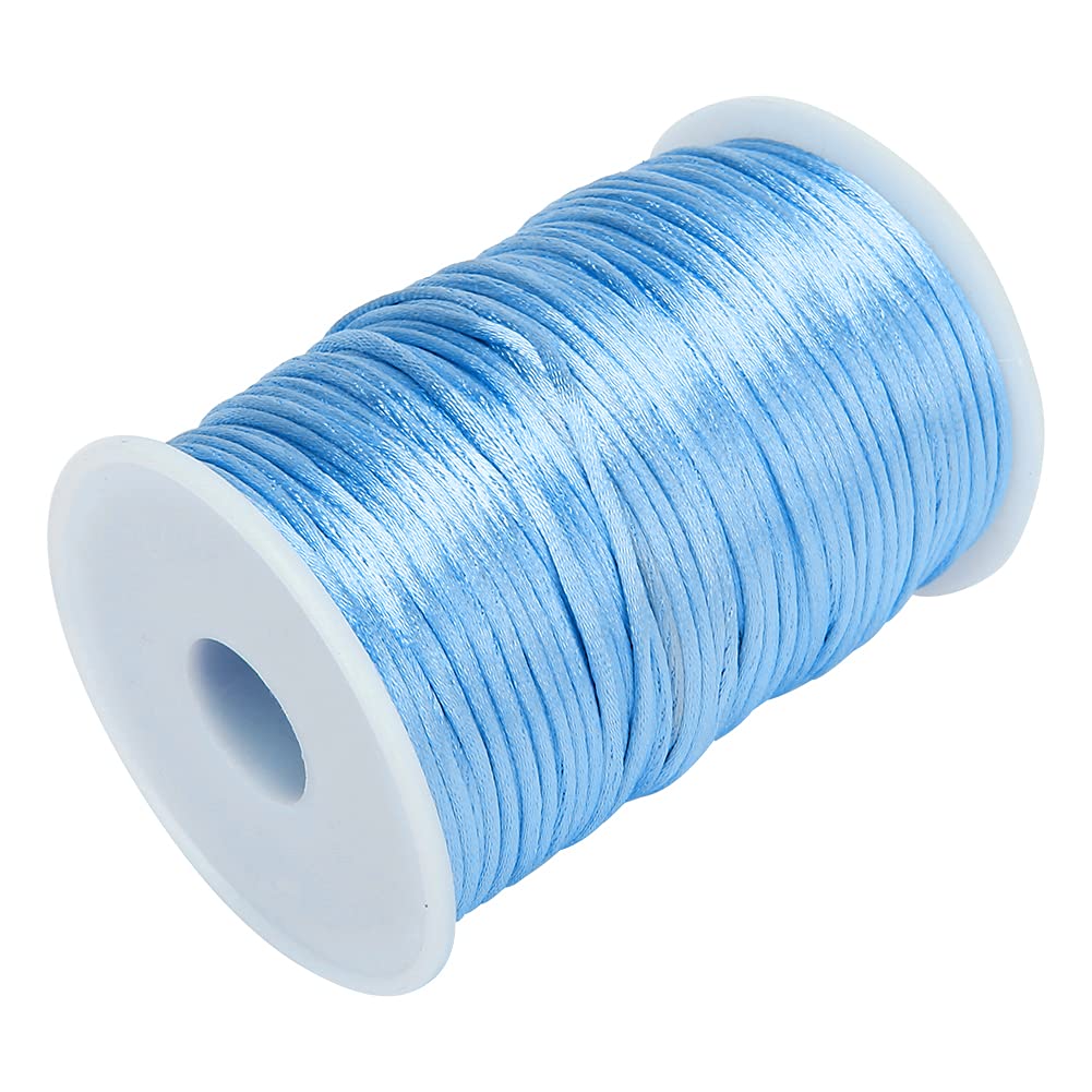 Hand-weaven 6 Colors Craft Nylon Satin Cord, Nylon String, Clothing ...