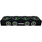 Amazon.com: MENACE AUDIO Car Audio Midrange Enclosure 4 x 6.5 2000Watts ...