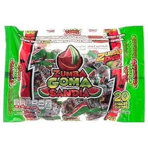 Amazon.com : Authentic Sabores-Zumba Goma Sandia Watermelon Gummy ...