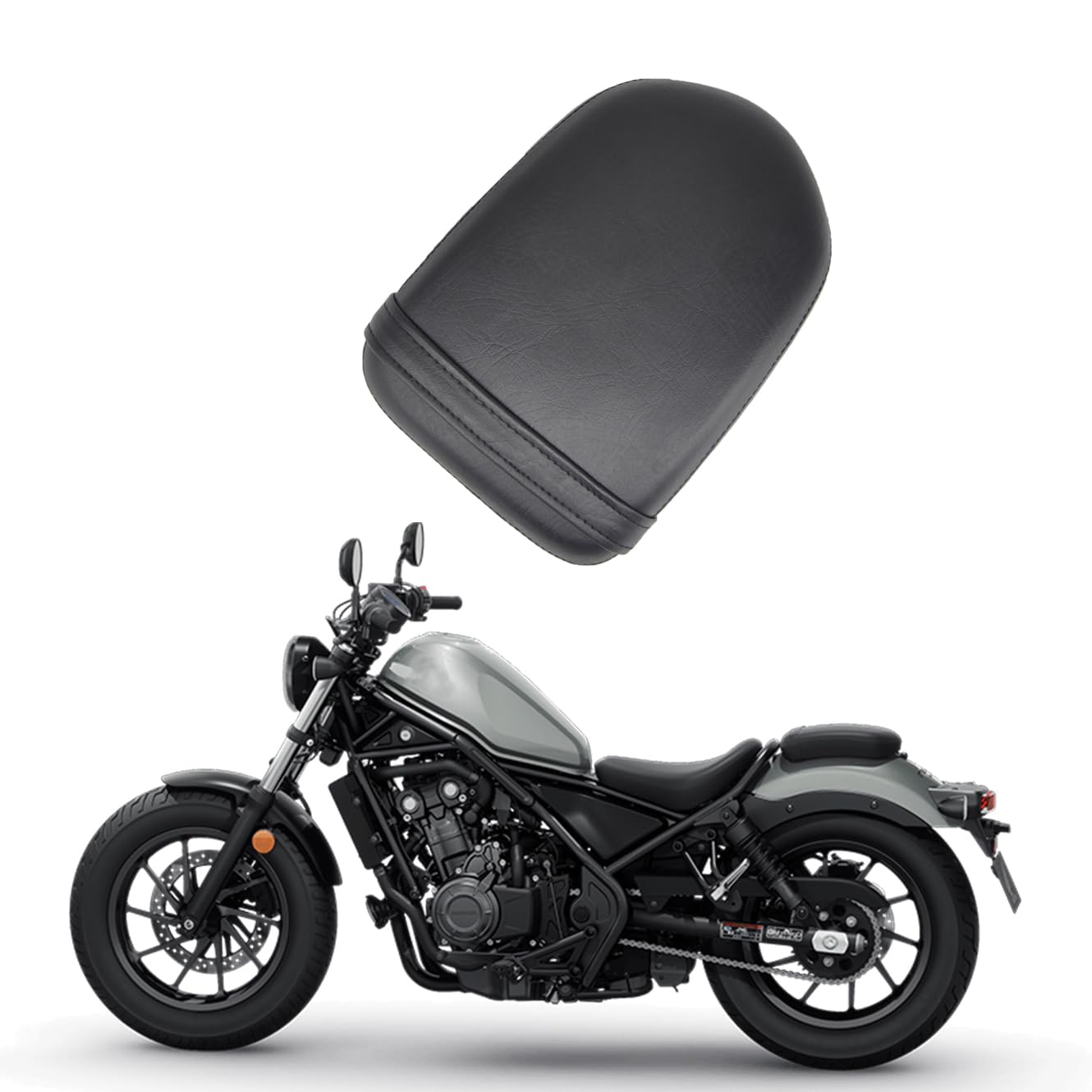 MOJINLI Passenger Seat For Honda Rebel CMX300 CMX500, Rear Seat Kit For ...