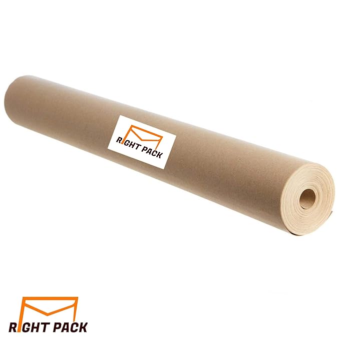 Strong Brown Kraft Heavy Duty Imitation Parcel Wrapping Packaging Paper ...