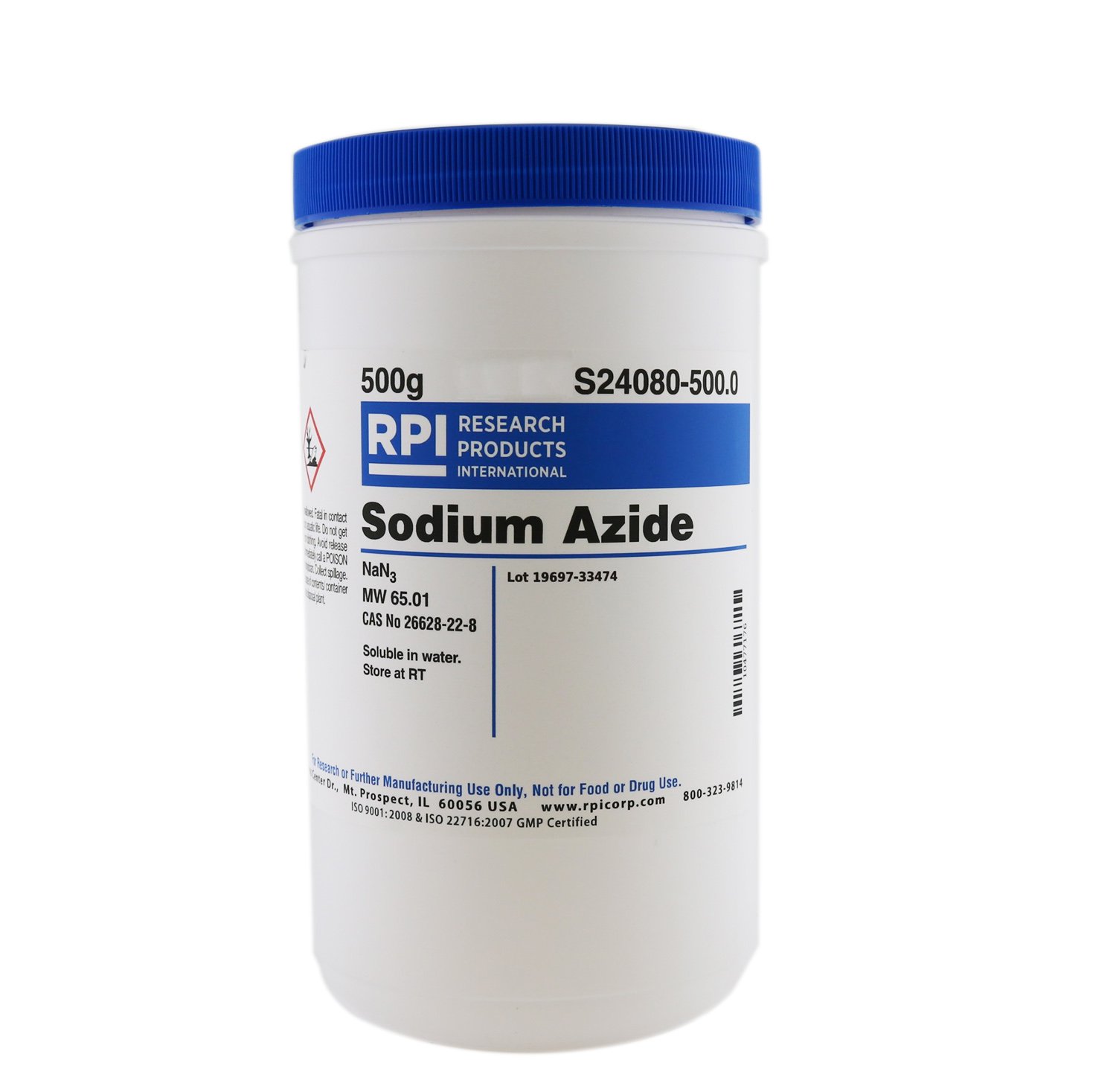 Sodium Azide, 500 Grams on Galleon Philippines