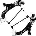 Amazon.com: 4PCS for 2010-2017 Chevy Equinox GMC Terrain Front Lower Control Arms + Sway Bar End ...