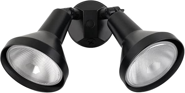 Globe Electric 79008 300W 2 Light Halogen Outdoor Security Light ...
