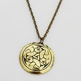 Amazon.com: shanzuofeng Triple Bears Necklace The Brave Merida Inspired ...
