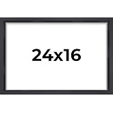 Amazon.com - 15x19 Shadow Box Frame Contemporary Black | 3/4" Depth of ...