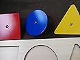 Amazon.com: Montessori Multiple Shape Puzzle First Shapes Jumbo Knob ...
