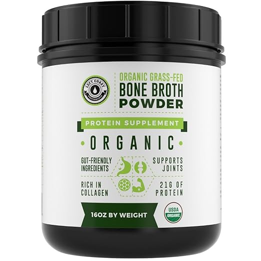 Organic Grass Fed Beef Bone Broth Protein Powder 16oz 20 Servings organic-grass-fed-beef-bone-broth-protein-powder-16oz-20-servings