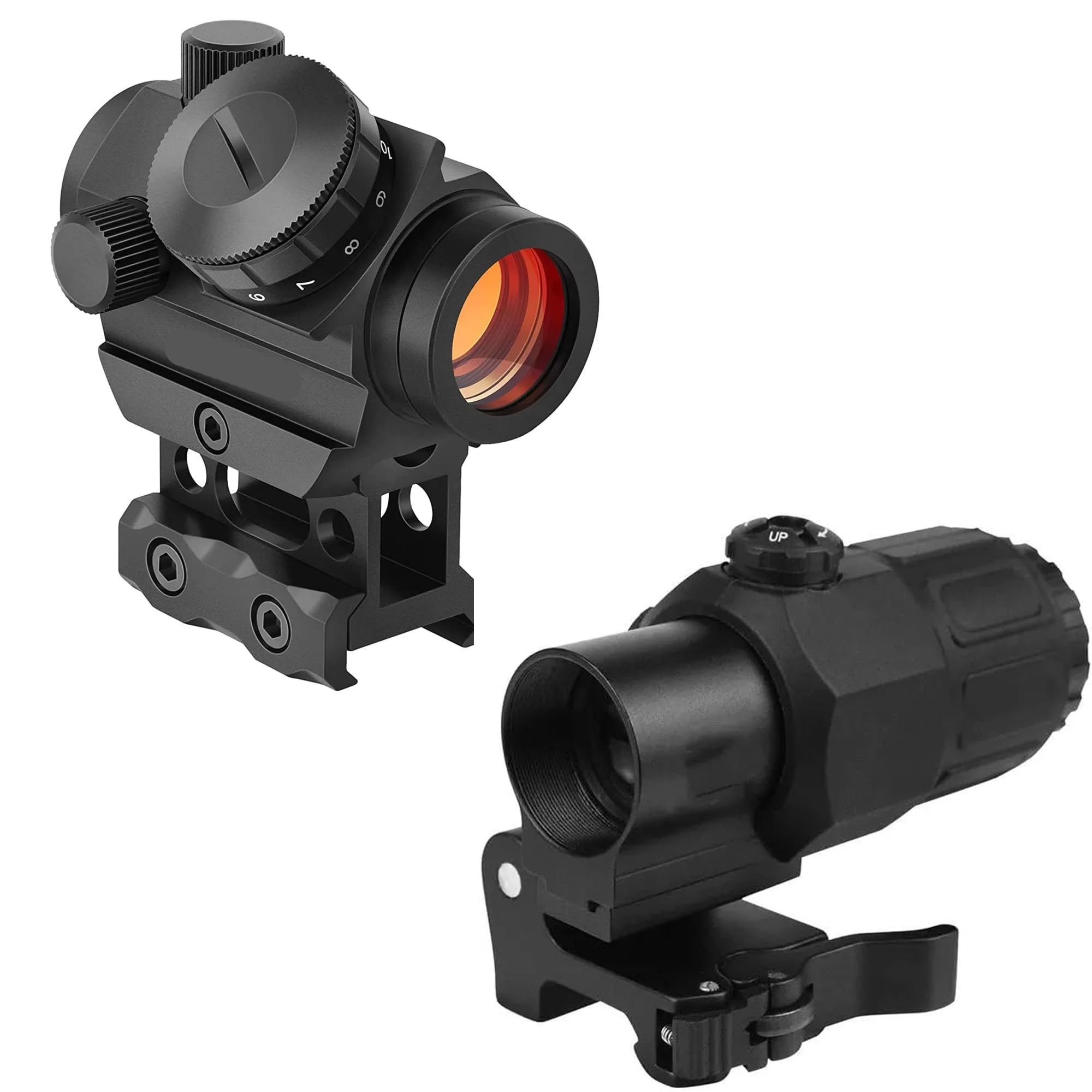 GOTICAL Finger Sight Set, Fixed Backup Front and Rear Sight BUIS Set ...