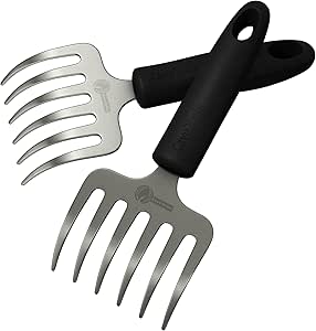 Cave Tools Pulled Pork Shredder Claws - Stainless Steel BBQ Meat RAKES ...