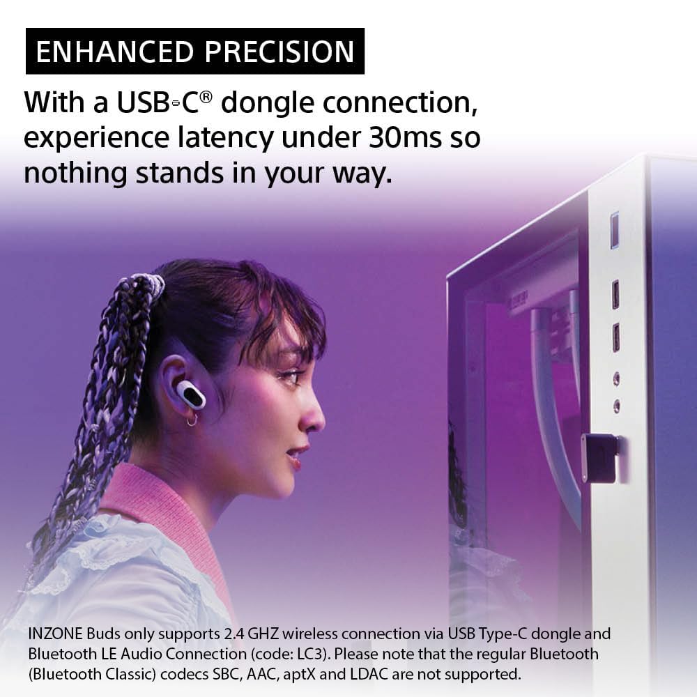 Mua INZONE Buds Truly Wireless Noise Canceling Gaming Earbuds, 24 Hour ...