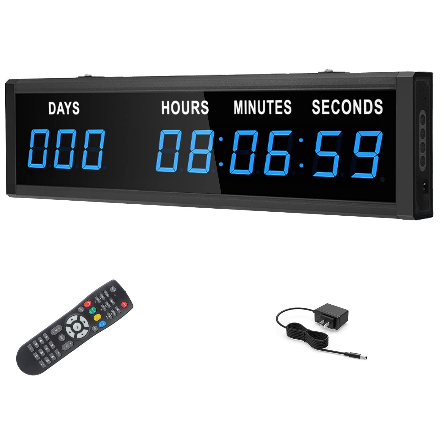 Mua Blue 1.8" 9Digits Large LED Countdown Count Up Days Clock with ...