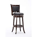 Amazon.com: Boraam Augusta Bar Height Swivel Stool, 29-Inch, Cappuccino ...