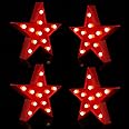Amazon.com: Tarpop 4 Pcs Star Plastic Night Light Battery Operated LED Marquee Star Sign Party ...