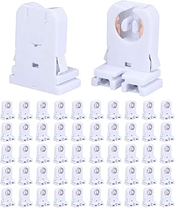 Non-Shunted Turn-Type T8 Lamp Holder, (Pack of 50) UL Non-shunted Light ...