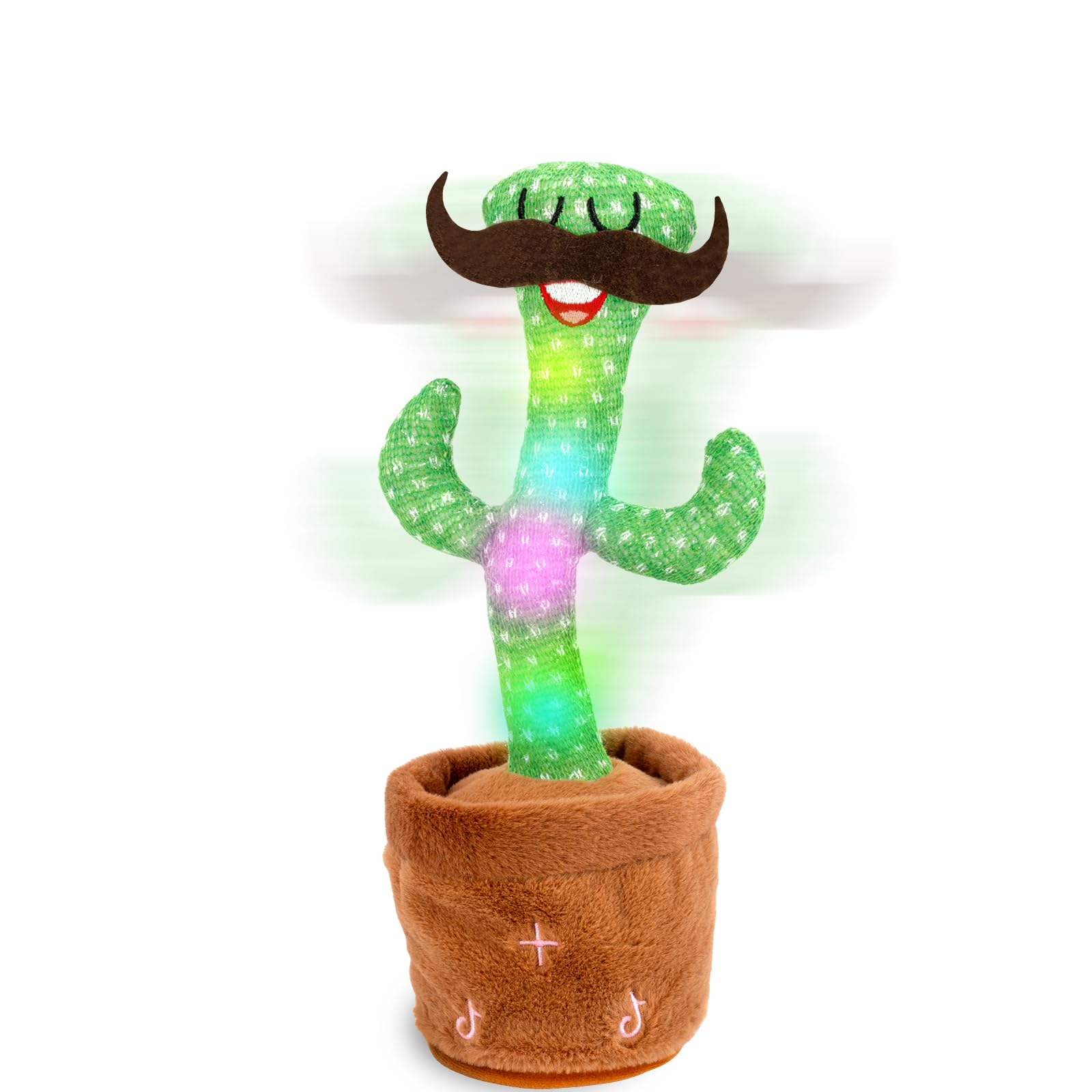ENGINDEER Dancing Cactus Toy, Talking Cactus Toys, Volume Adjustable ...