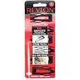 Amazon.com: Revlon Rubberized Double Grip Black Hair Clips, 6 count ...