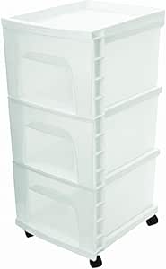 Amazon.com: Tamor Plastics Corp. 7000655 3-Drawer Storage Unit: Home ...