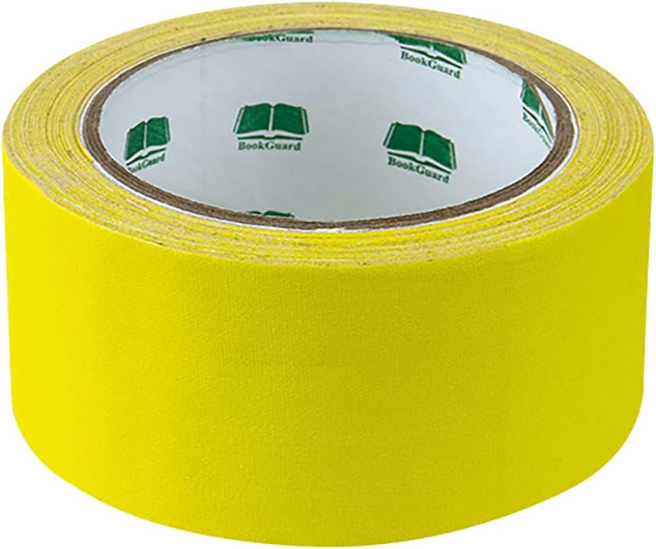 Amazon.com: Bookguard Premium Cloth Book Binding Repair Tape 2"W x 15 ...