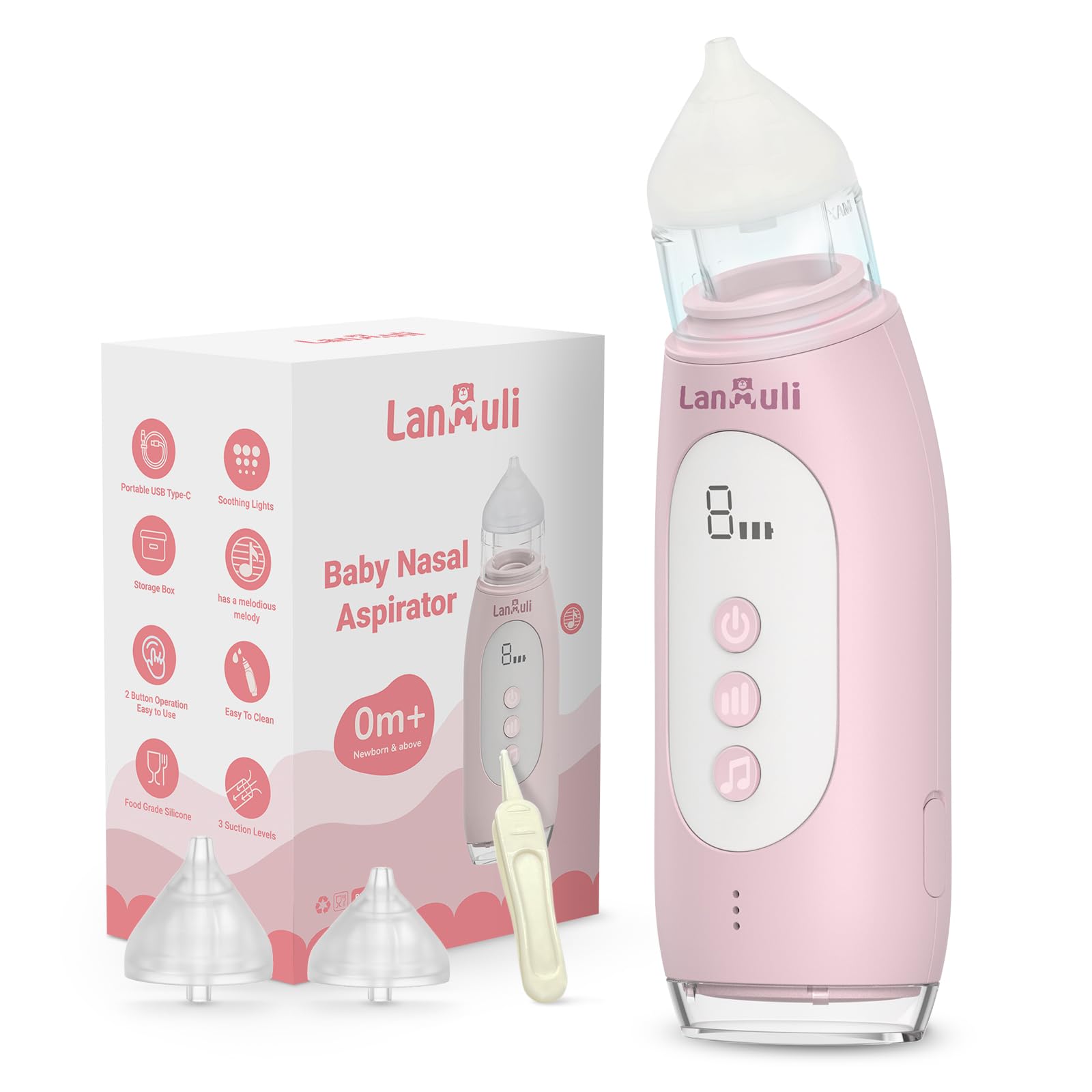 Mua LANMULI Hospital-Grade Nasal Aspirator for Baby, Automatic Toddler ...