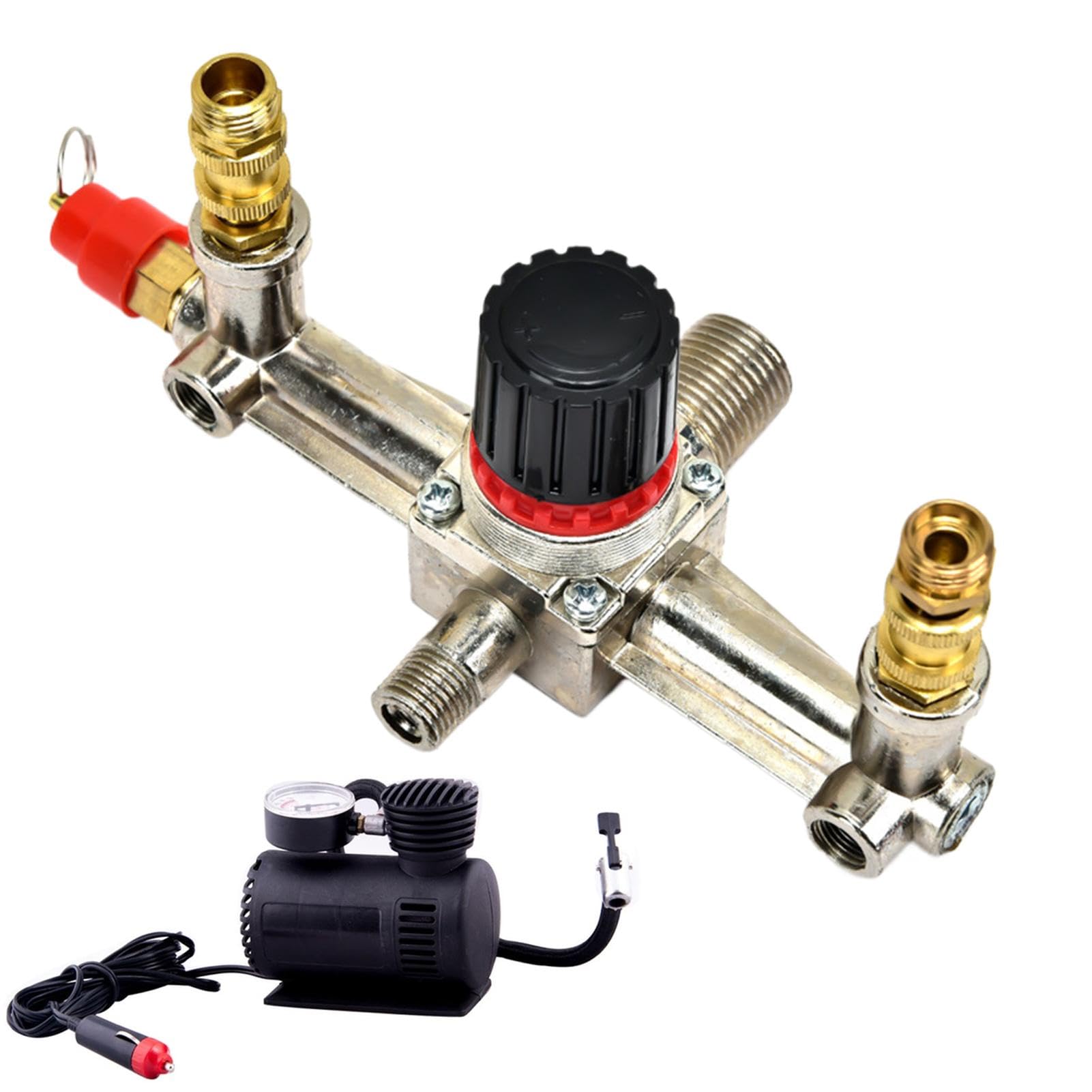 Mua Air Compressor Aluminum Bracket, Pressure Regulator Valve Assembly ...