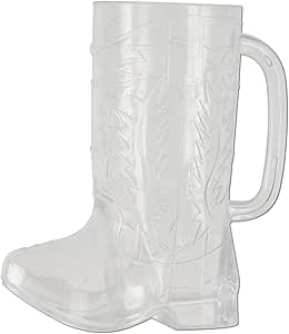 Amazon.com: Plastic Cowboy Boot Cup Party Accessory (1 count) : Home ...