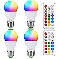 Yangcsl LED Light Bulbs 70W Equivalent, RGB Color Changing Light Bulb ...