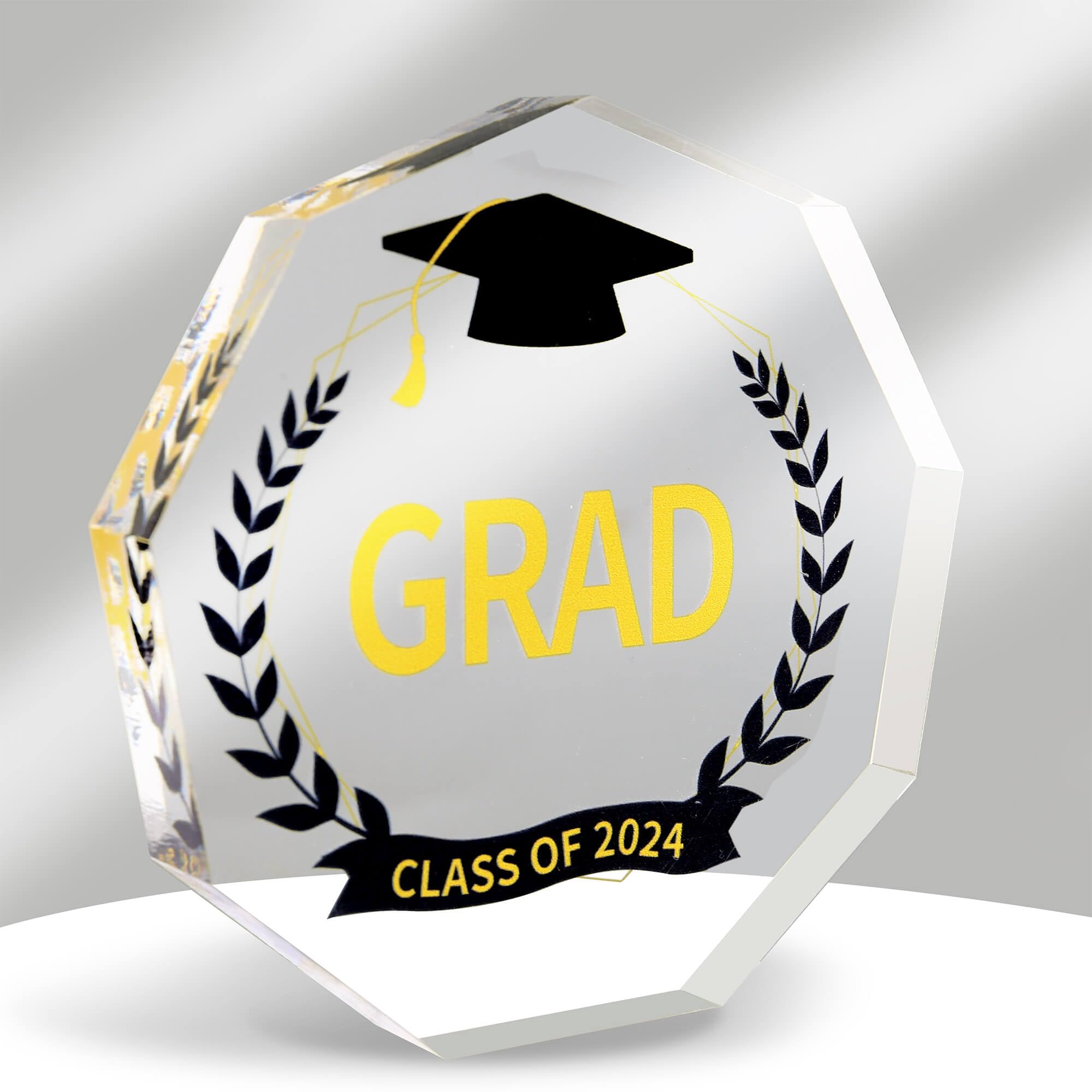 Kiwayo Graduation Gifts Class of 2024 Polygon Decorative Desk Sign for ...