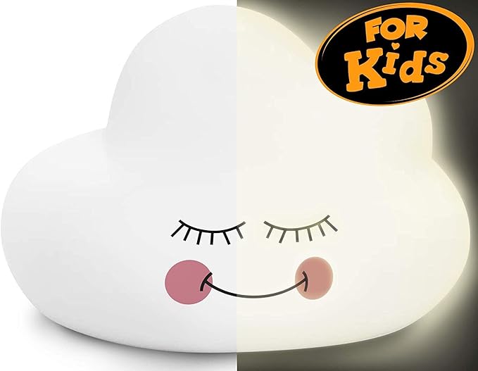 LED Soft Night Light for Kids and Nursery，USB Charge or AAA Battery ...