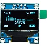 Amazon.com: Huhushop(TM) white 0.96" I2C IIC SPI Serial 128X64 OLED LCD LED Display Module For ...