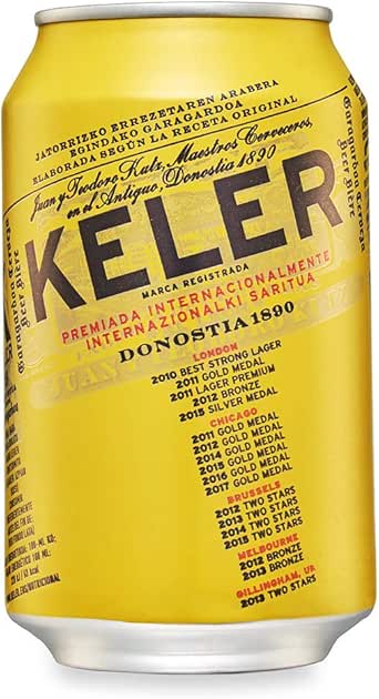 Keler Cerveza - 330 ml: Amazon.es: Alimentación y bebidas