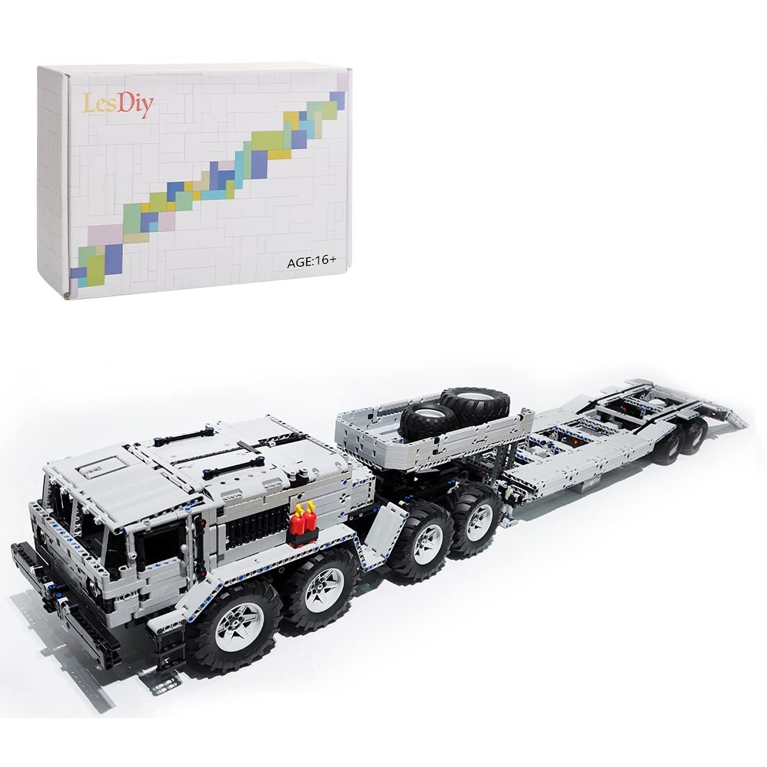 Mua Powerbrick RC 8x8 Military Truck Tractor Bricks Model with RC ...