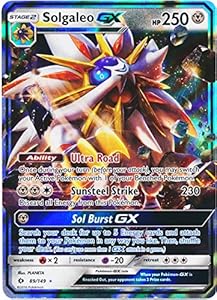 Amazon.com: Solgaleo-GX - 89/149 - Ultra Rare - Pokemon Sun & Moon ...