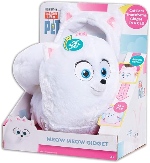 Secret Life of Pets 2 ECE06000 Gidget Meow Plush: Amazon.co.uk: Toys ...