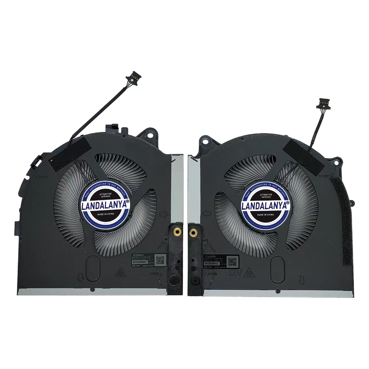 LANDALANYA Replacement New CPU and GPU Cooling Fan for Dell Alienware ...
