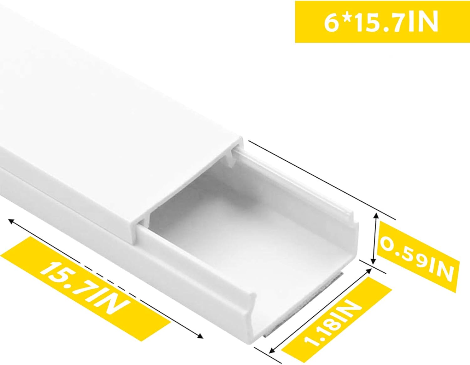 Cable Trunking, Cable Wall Cover, Paintable Cord Hider to Hide Wires ...