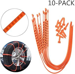 Amazon.com: BaiFM Portable Emergency Traction Aid Anti-Slip Chain ...