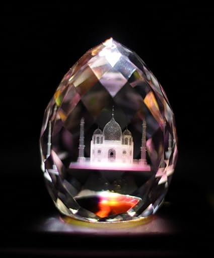 Lilone Crystal Showpiece Figurine (5 cm, Green): Amazon.in: Home & Kitchen