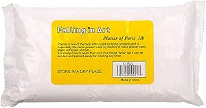 Amazon.com: Falling in Art 1lb Plaster of Paris Powder - Plaster Hand ...