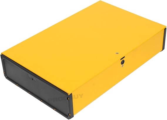 [Pack of 3] Yellow Foolscap Lock Spring Box Files 70mm Document A4 ...
