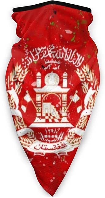 Flag Of Afghanistan Unisex Adult Neck Windproof Mask Dust Sports Face ...