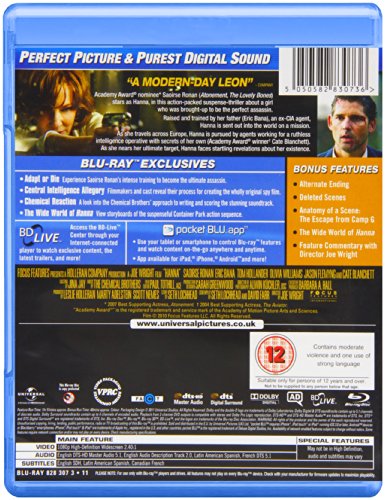 Hanna [Blu-ray] [Region Free] on Galleon Philippines