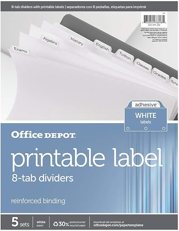 Office Depot Labels Template Printable Templates