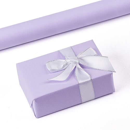Wrapping Paper Purple Wedding