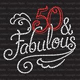 Amazon.com: It's My Birthday Iron On Rhinestone Crystal and Gold Rhinestud T-Shirt Transfer by ...