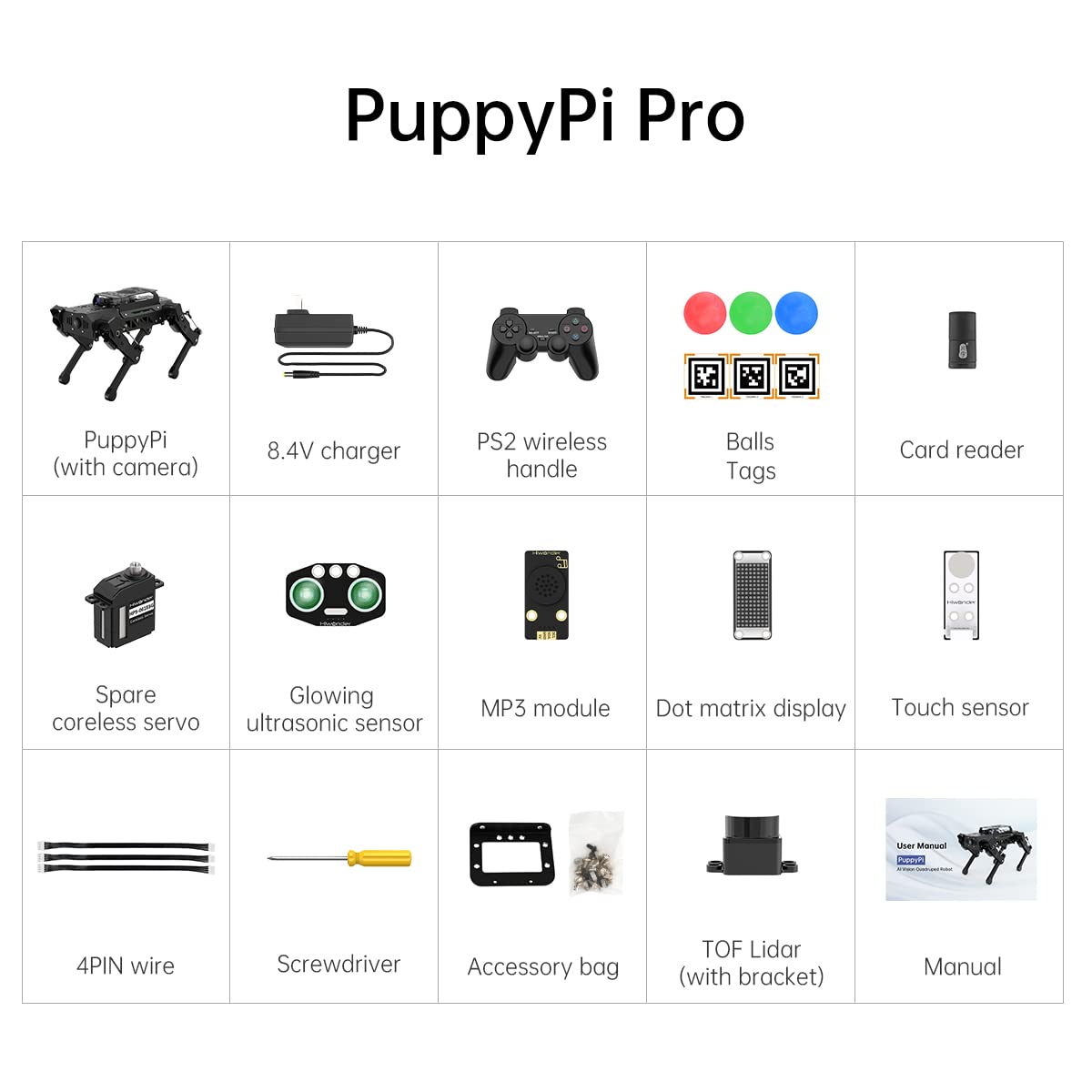 Mua Hiwonder Quadruped Robot Bionic Robot Dog with TOF Lidar SLAM ...