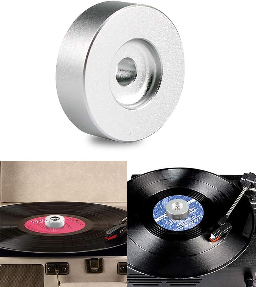 45 RPM 7″ Spindle Adaptor Aluminium Record Centre Jukebox Hole Spindle ...